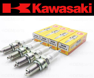 Set of (4) NGK DP7EA-9 Spark Plugs Kawasaki (See Fitment Chart) #DP7EA9 | eBay