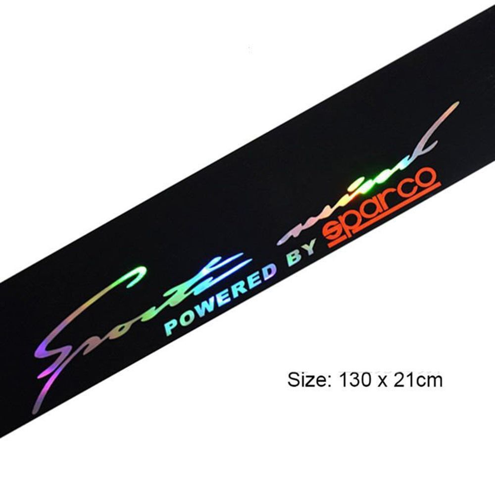 Multicolor Reflective Letters Stickers Auto Car Front Window Decal Car ...
