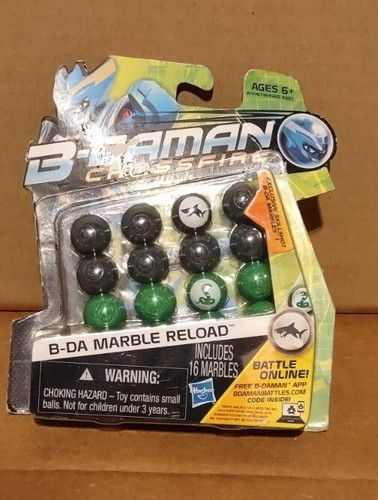 Hasbro B-Daman Crossfire Marble Reload 8 each Gray Green Ages 6+ | eBay