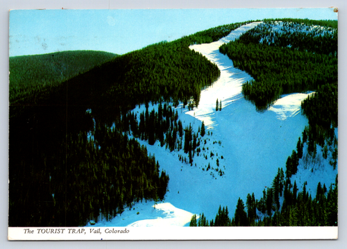 Vintage Postcard Tourist Trap Vail Mountain Colorado | eBay