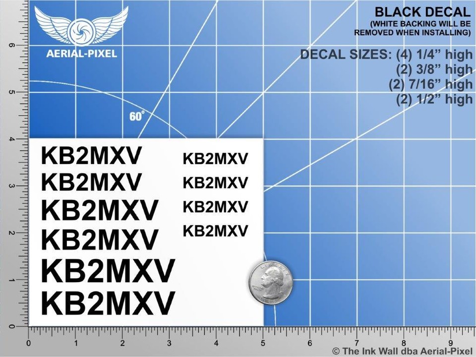 HAM Radio / Amateur Radio Call Sign Decals for Equipment and Windows | eBay