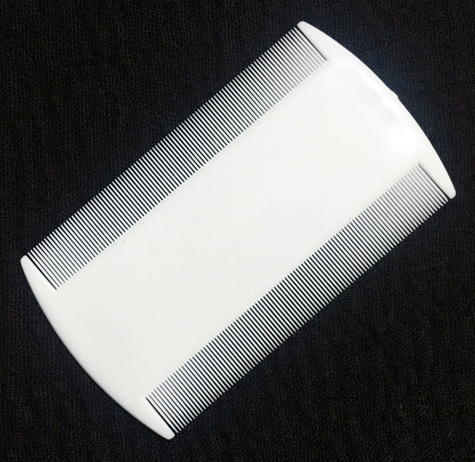 2 x White Durable Double Sided Nit Comb for Head Lice Detection, kids ...