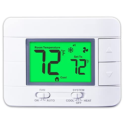Upgraded Multi-Stage Non-Programmable Thermostats for Home 2 Heat/2 ...