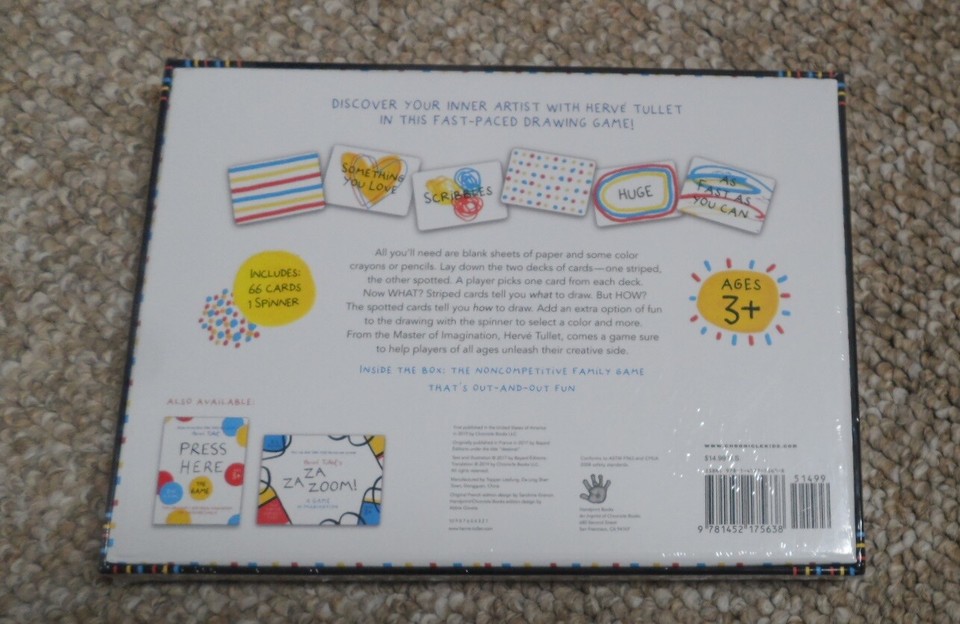 Herve Tullet - Ready Set Draw. Drawing Card Game. NEW Sealed | eBay