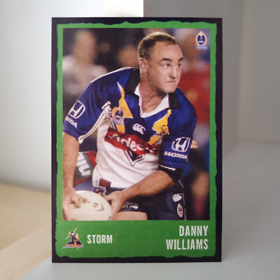 Danny Williams 2004 Telegraph Rugby League NRL Storm Trading Card #204 ...
