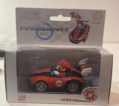 Mario Kart Nintendo Wii 1:43 Scale Pull Speed 2010 Car Figurine Toy | eBay