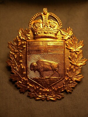 MANITOBA CORRECTIONAL OFFICER CAP BADGE CORRECTIONS GAOL GUARD OBSOLETE ...