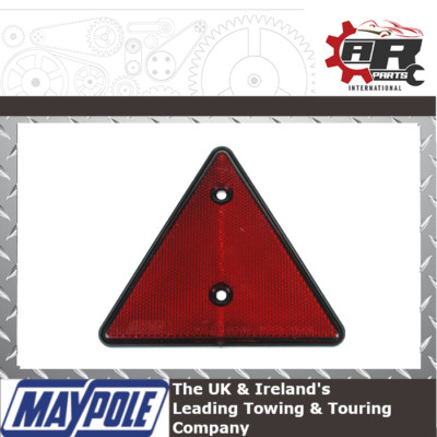 Maypole Red Triangle Reflector - Screw Fit suits Trailer Caravan ...