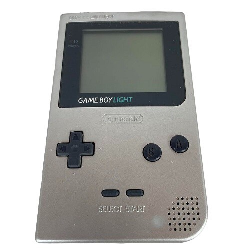 Nintendo Game Boy Light Silver Console Working & Cleaned Rare | eBay