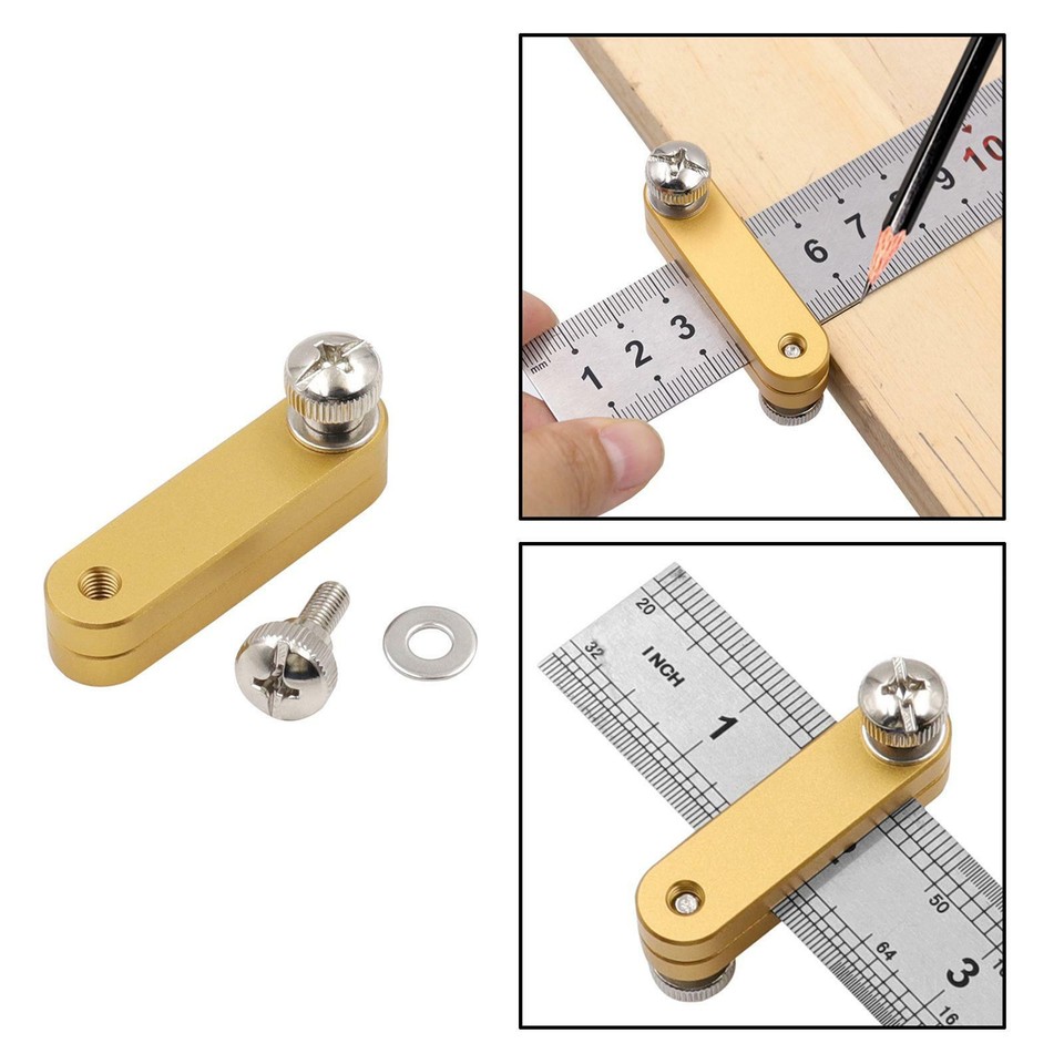 Aluminum Alloy Ruler Marking Locator Drawing Mark Line Gauge for ...
