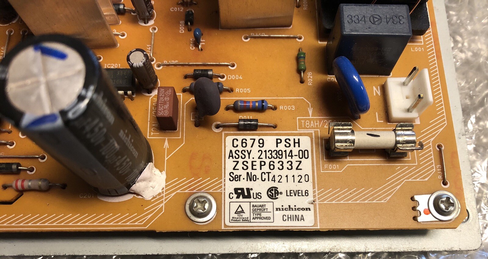 Epson GS 6000 Power Supply Board C679 PSH 2133914-00 ZSEP633Z | eBay