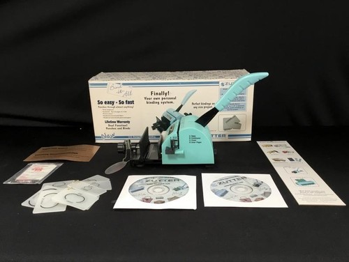 ZUTTER Binding Machine - New In Box - Journals, Books, Albums ...