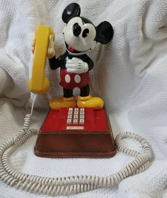 Vintage Mickey Mouse Phone 1976