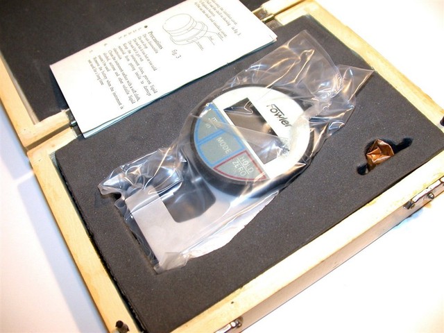 UP TO 4 FOWLER DIGITAL 0-.4"(10mm) .0005"/.01mm THICKNESS GAGE 54-550 ...