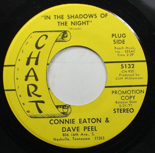 Country Promo 45 Connie Eaton & Dave Peel - IN The Shadows De Night ...