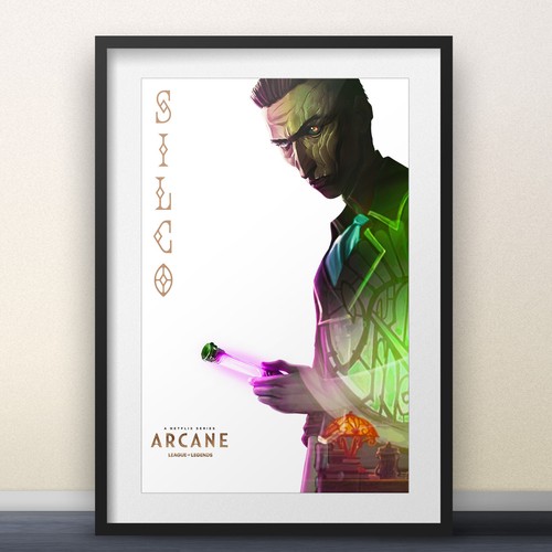Silco Arcane Poster 11x17" - League Of Legends gaming videogames ...