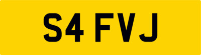 SAF TYPE CAR REG NUMBER PLATE S4 FVJ NO HIDDEN FEES - SAFY SAFFY SAFFA ...