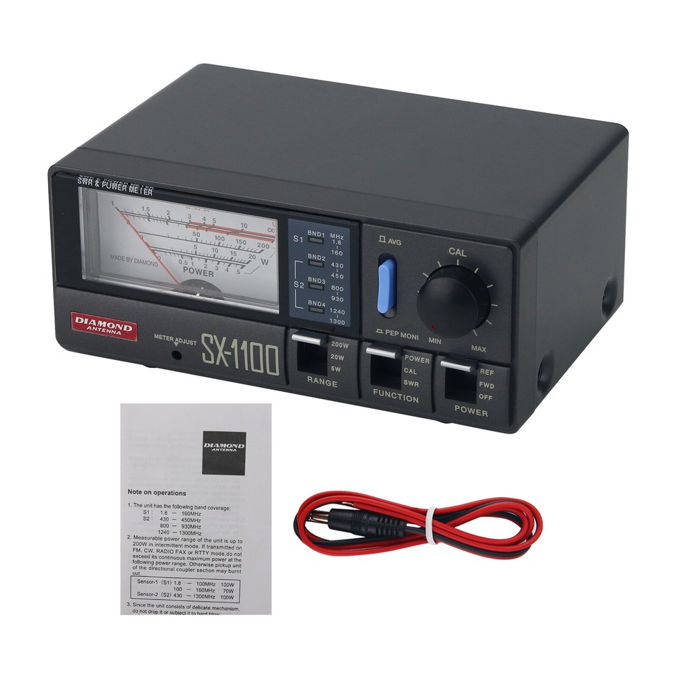 SX-1100 Original Quad-Band SWR Meter SWR Power Meter SWR Power Watt ...
