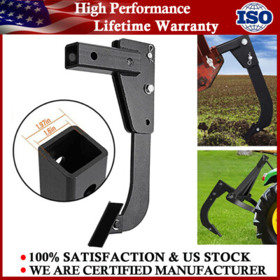 Hitch Lawn Mounted Ripper Middle Buster Plow W/2" Receiver for ATVs ...