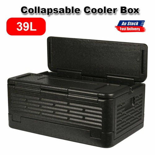 Collapsible Iceless Cooler Lightweight Foldable Stackable 39L XL Chill ...