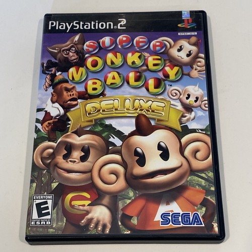 Super Monkey Ball Deluxe (Sony PlayStation 2, 2005) PS2 - Complete w ...