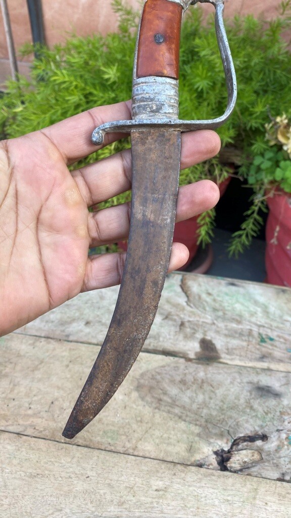 Dagger Blade With Lion Hunt