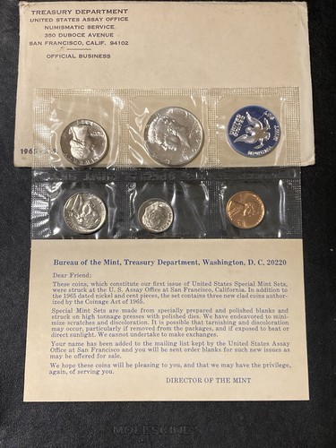 1965 United States Special Mint Set OGP/COA | eBay