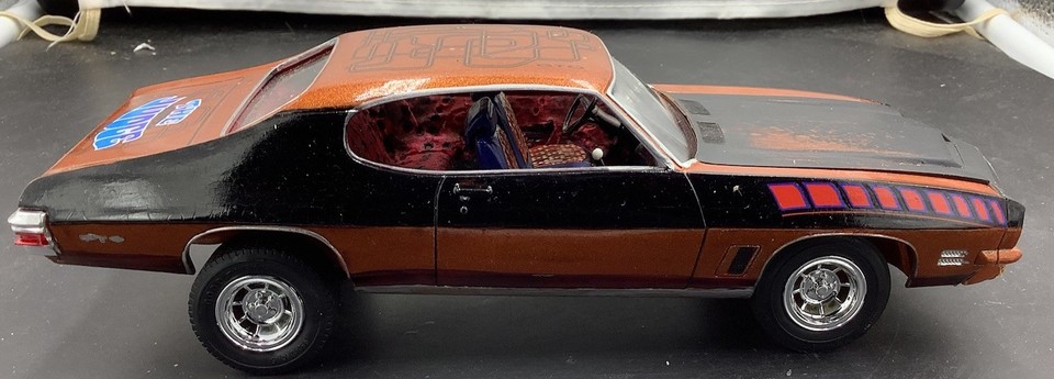 VINTAGE MODEL-AMT/MPC/REVELL CUSTOM PONTIAC GTO “ THE JUDGE “ PROBUILT ...