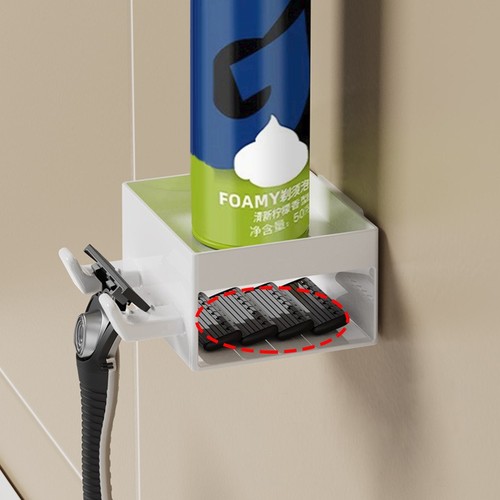 Men Razor Hanger Shaver Holder Storage Bathroom Accessories Plastic ...