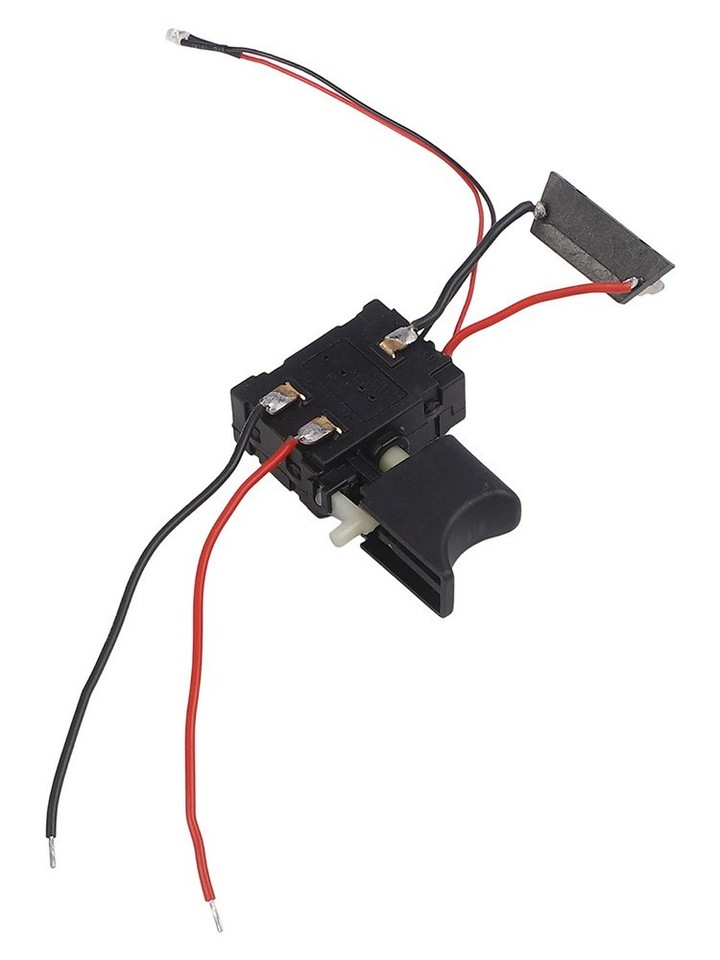 Electric Drill Dustproof Speed Control Push Button Trigger-Switch DC 7. ...