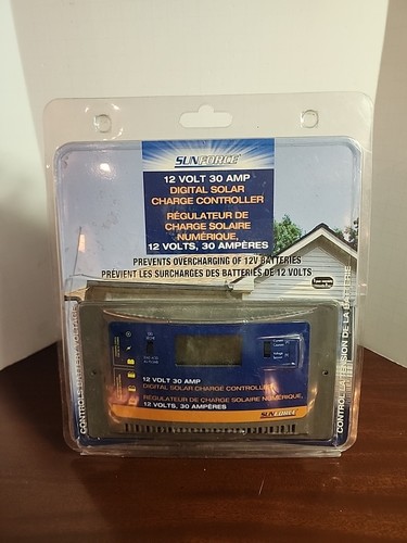 SUNFORCE 12 volt 30 amp digital solar charge controller | eBay
