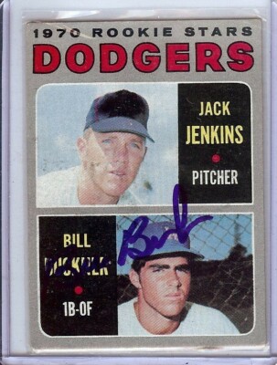 Bill Buckner 1970 Topps Signed RC Rookie Autograph Dodgers GX31357 #286 ...