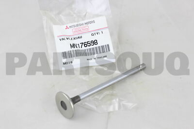 MN176598 Genuine Mitsubishi VALVE,EXHAUST | eBay