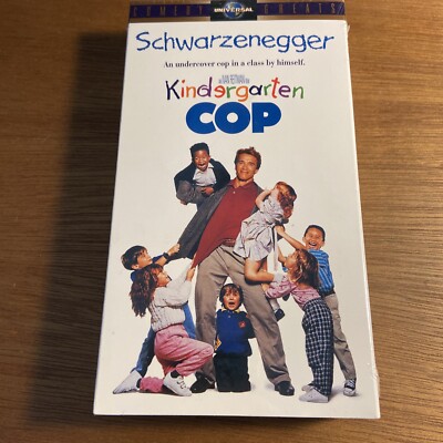 Kindergarten Cop Vhs 1991 Arnold Schwarzenegger Video Tape Comedy New ...