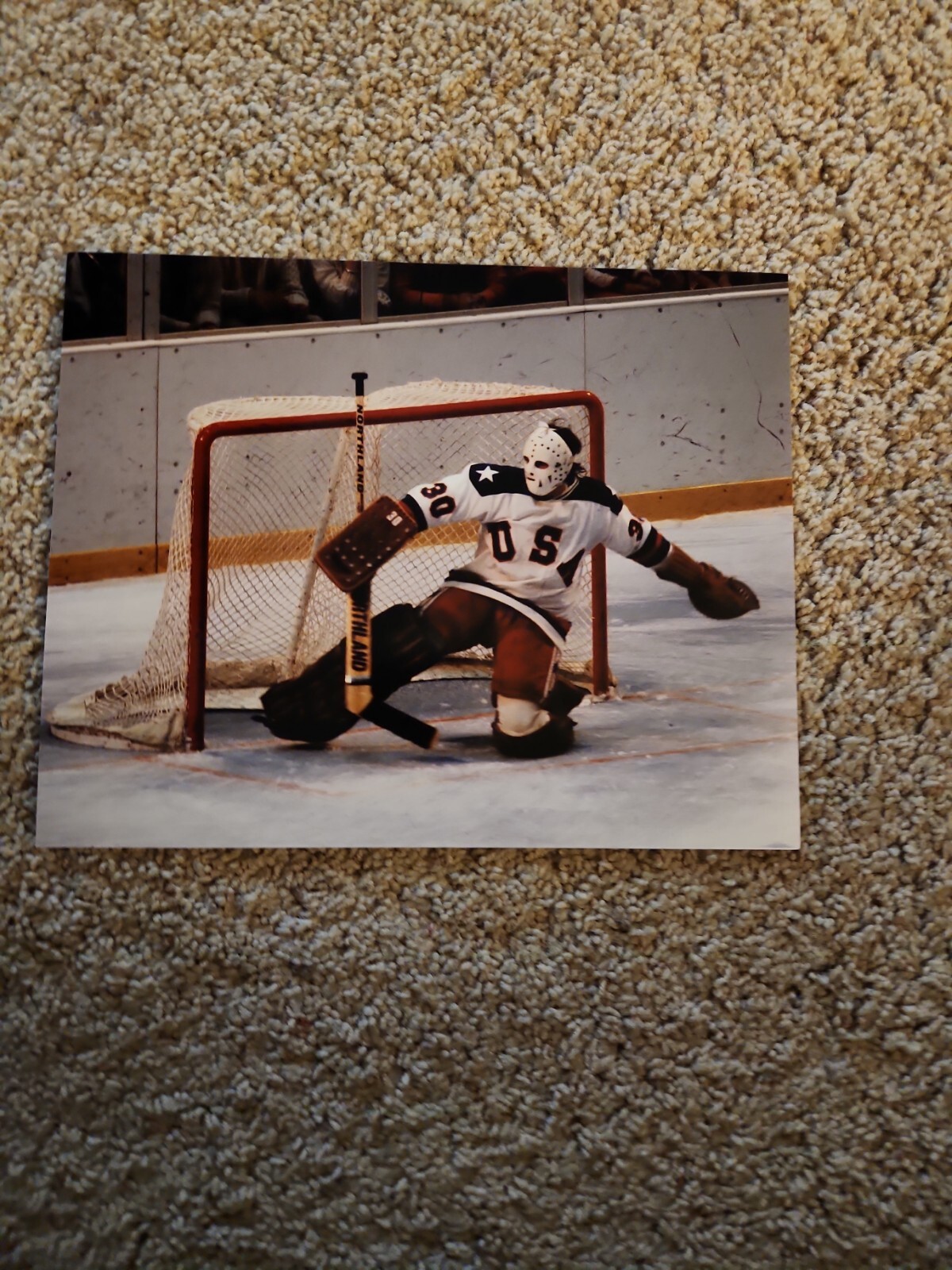 Jim Craig 1980 USA Olympic Hockey Action 8x10 Photo | eBay