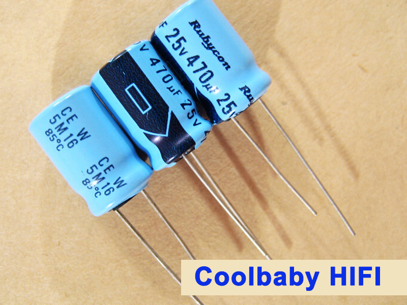 20PCS Rubycon TWSS（CEW）470UF 25V 10*16mm 85°C Audio electrolytic ...