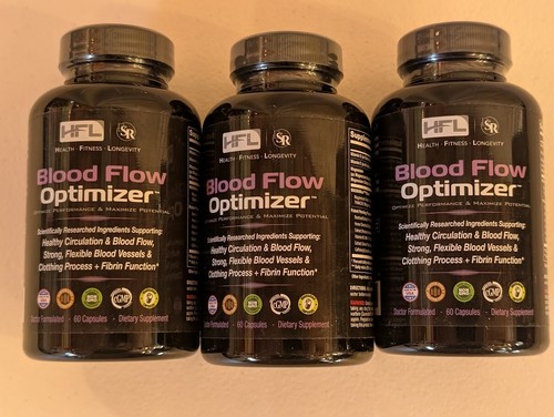 HFL Blood Flow Optimizer 60 Capsules - Single Bottle, New Sealed | eBay