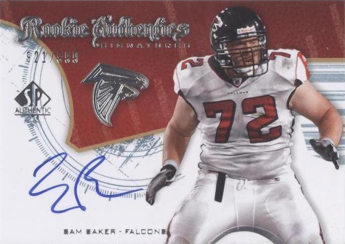 2008 SP Authentic - Rookie Authentics Signatures Sam Baker #250 /999 ...