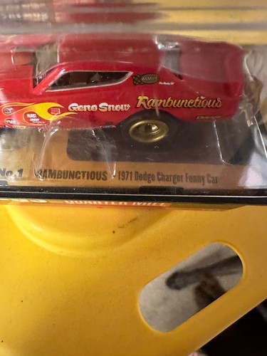 Gene Snow Rambunctious '71 Dodge Charger HO Slot drag car. Auto World 4 ...