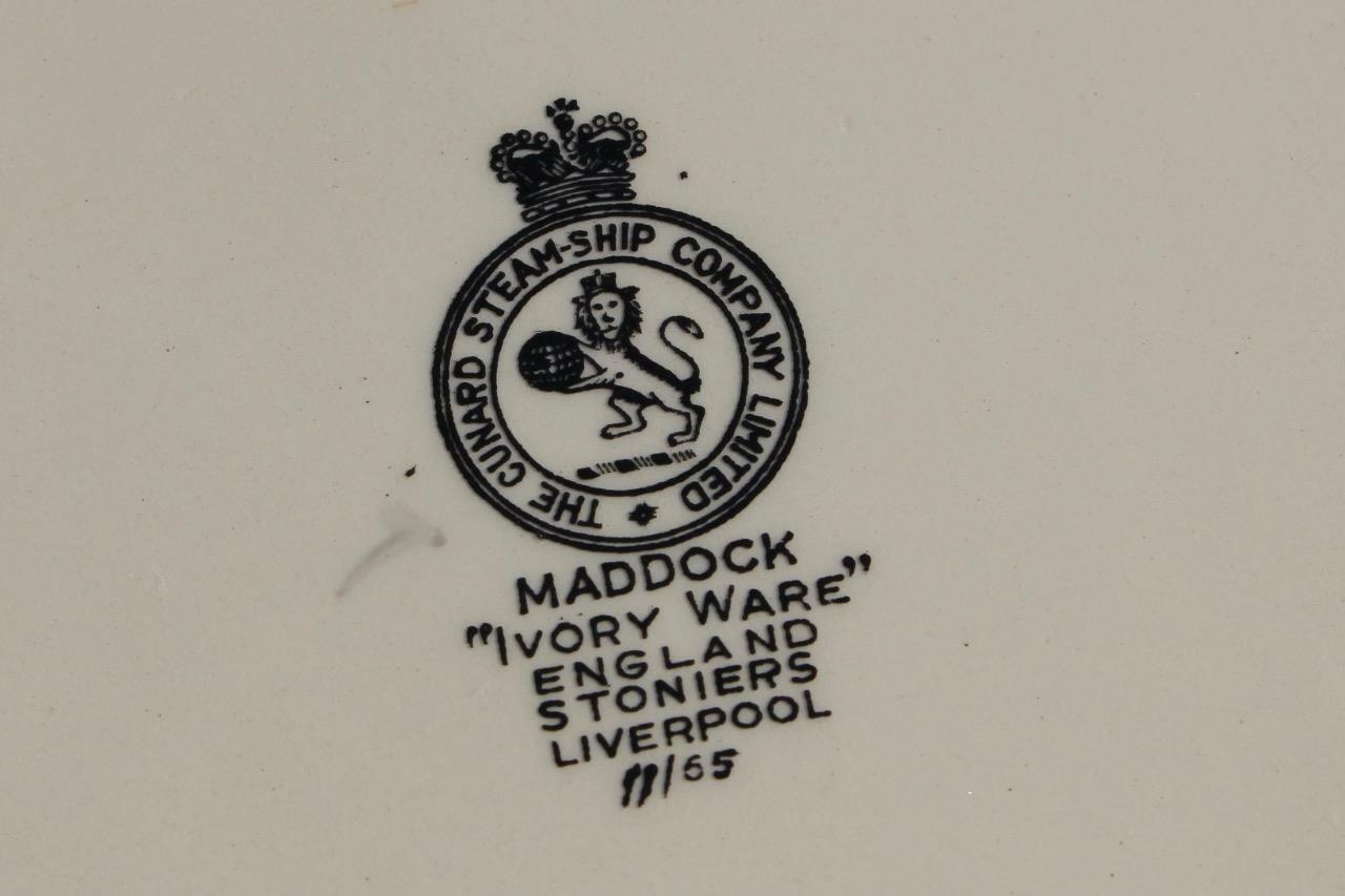 CUNARD WHITE STAR LINE RMS QUEEN MARY ART DECO MADDOCK UNUSUAL CORNER ...