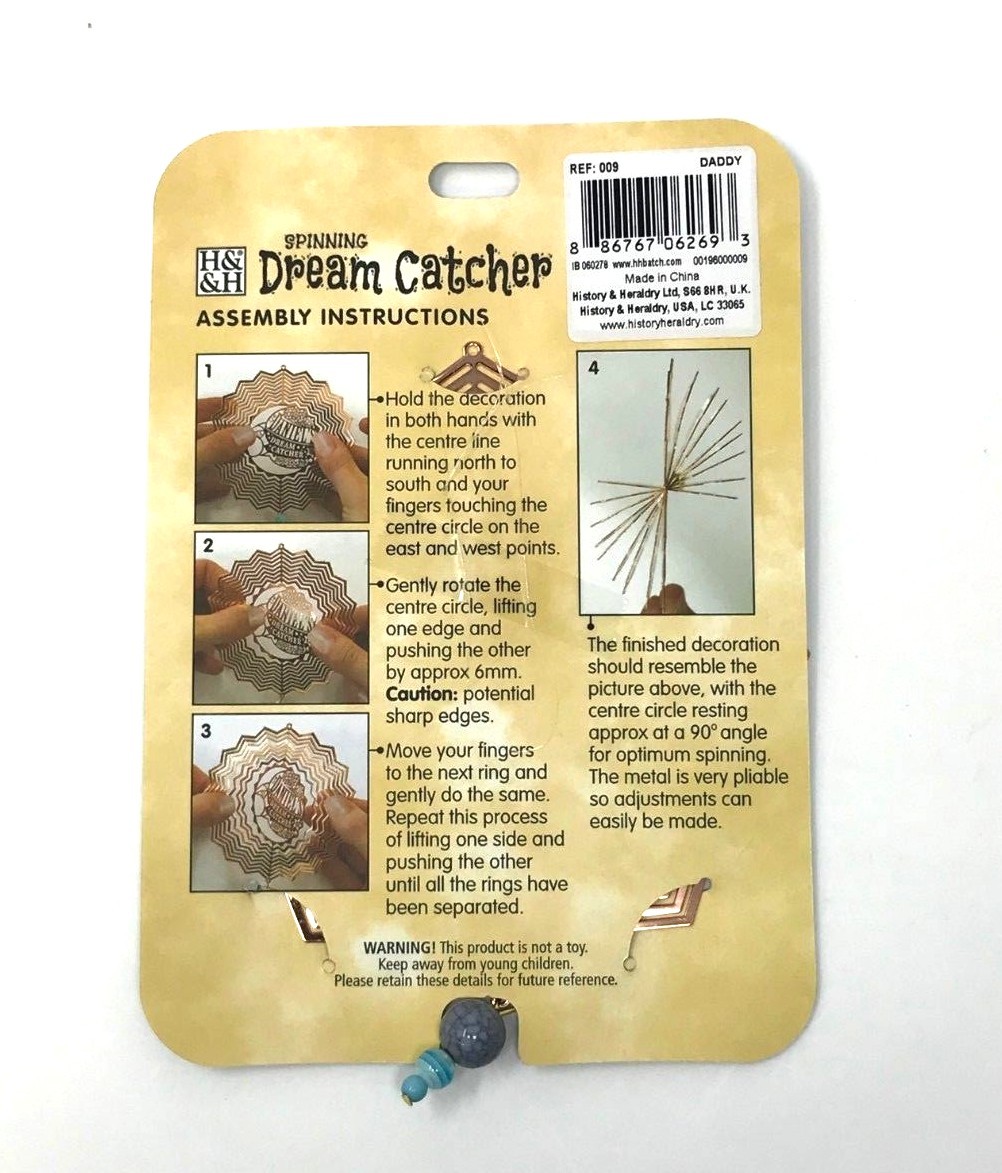 Personalized Spinning Dream Catcher Window Gift Garden Names Choose ...