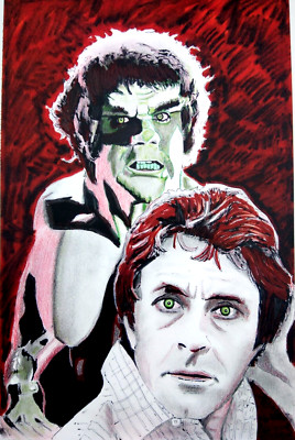 Incredible HULK Banner Lou Ferrigno TV Show Original Comic Book 11X17 ...