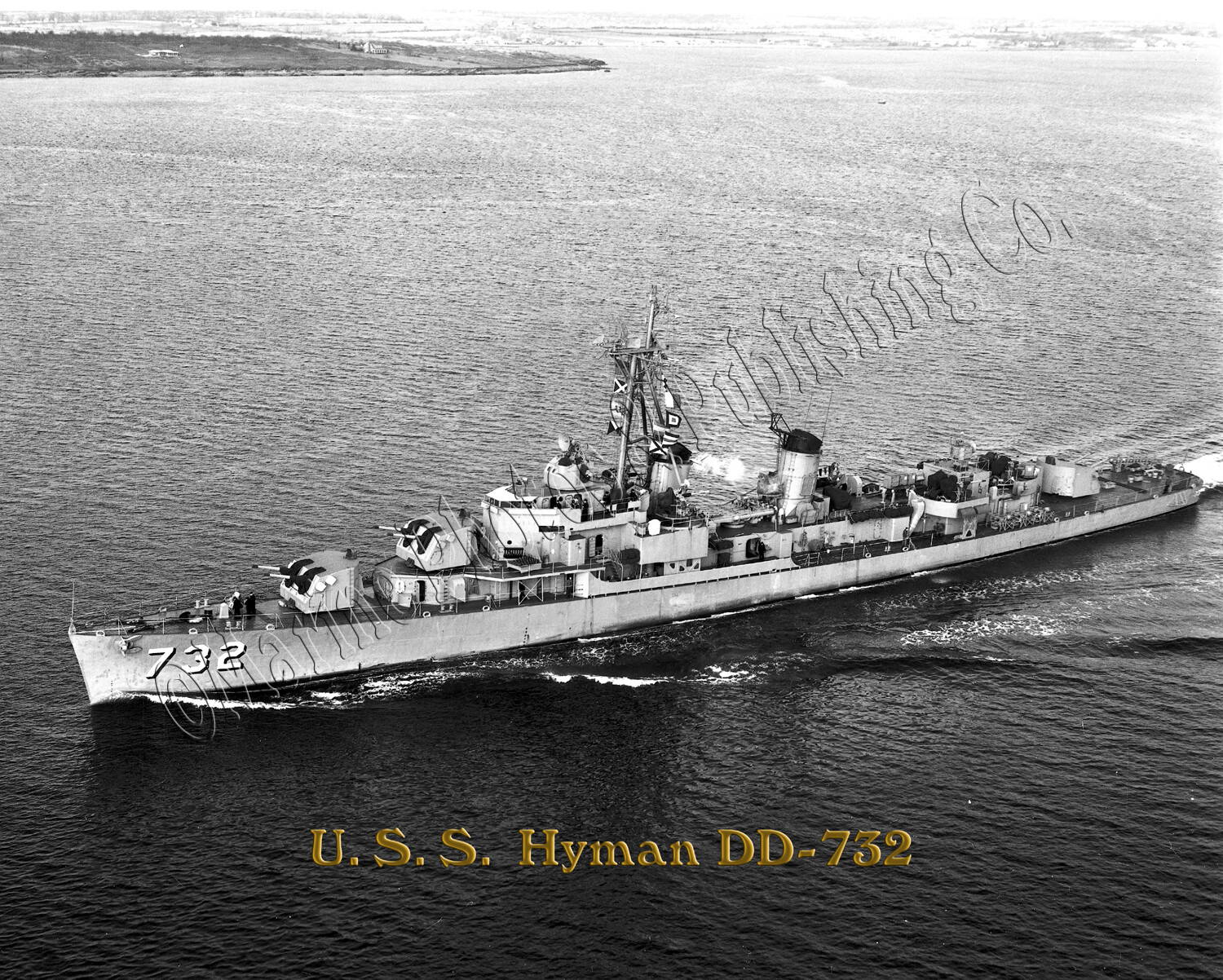 USS HYMAN DD 732 Photo Print Personalized US Navy | eBay