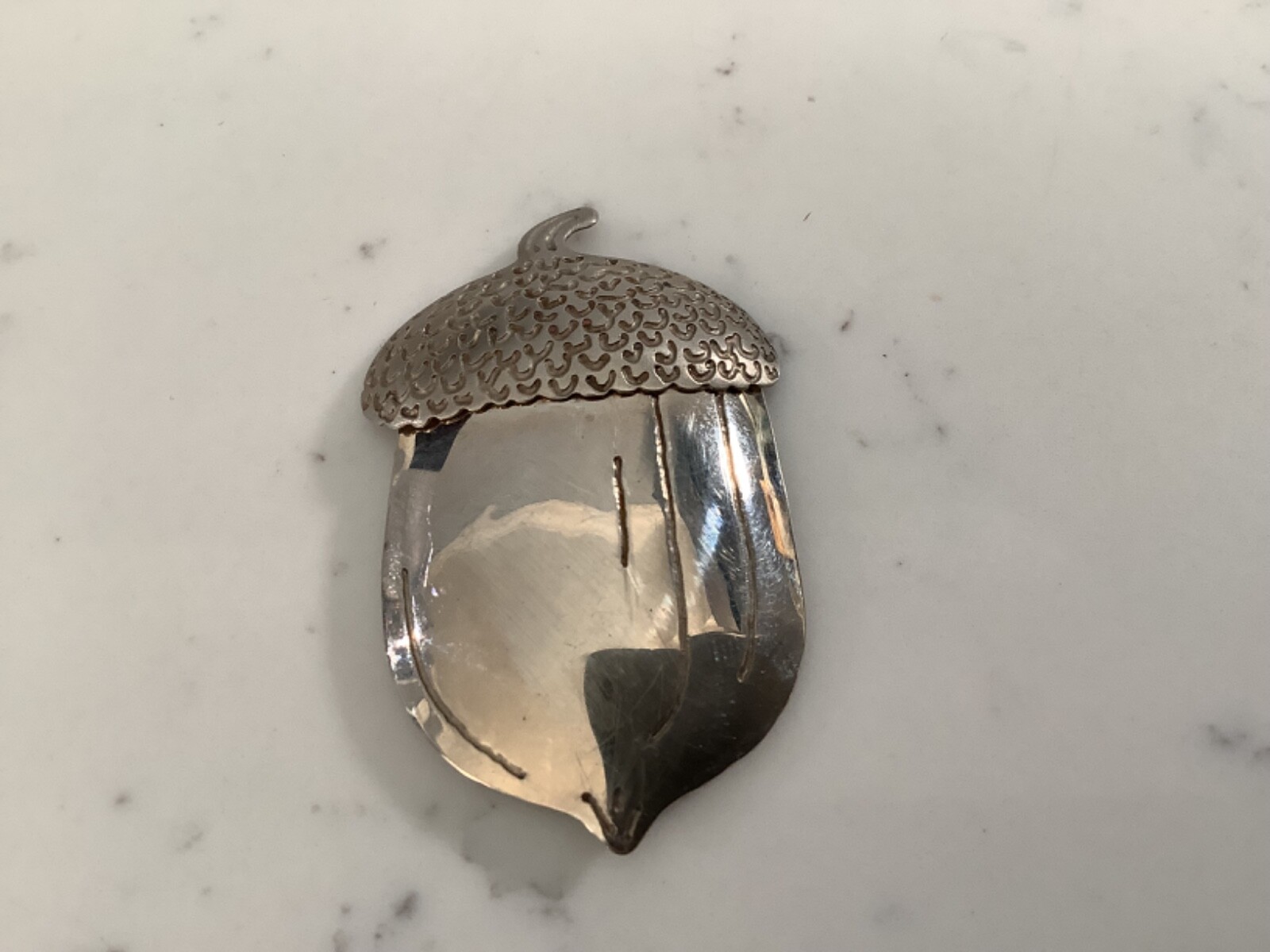 VINTAGE AUTHENTIC SIGNED ZIRKUS STERLING SILVER ACORN BROOCH PIN NR | eBay