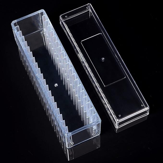 2 PCS Clear Coin Storage Box Case - 40 Slab Coin Holder for PCGS, NGC ...