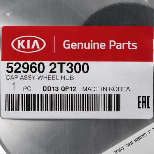 OEM NEW Wheel Hub Center Cap Silver w/ Kia Logo 2011-2015 Optima 52960 ...