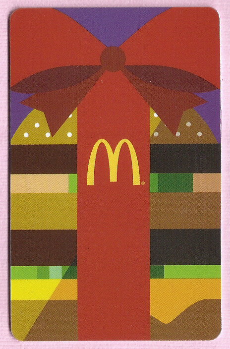 MCDONALD'S 2015 Collectible No Value Arch Gift Card - RED BOW | eBay