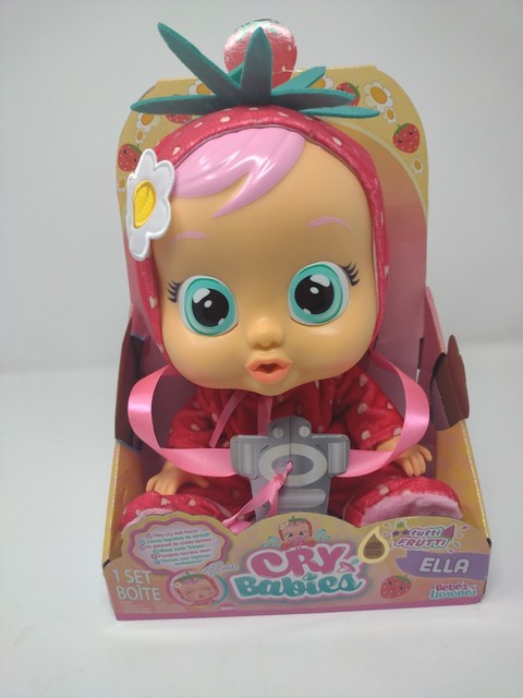 Cry Babies TUTTI Frutti Ella The Strawberry Scented Baby Doll Kids for ...