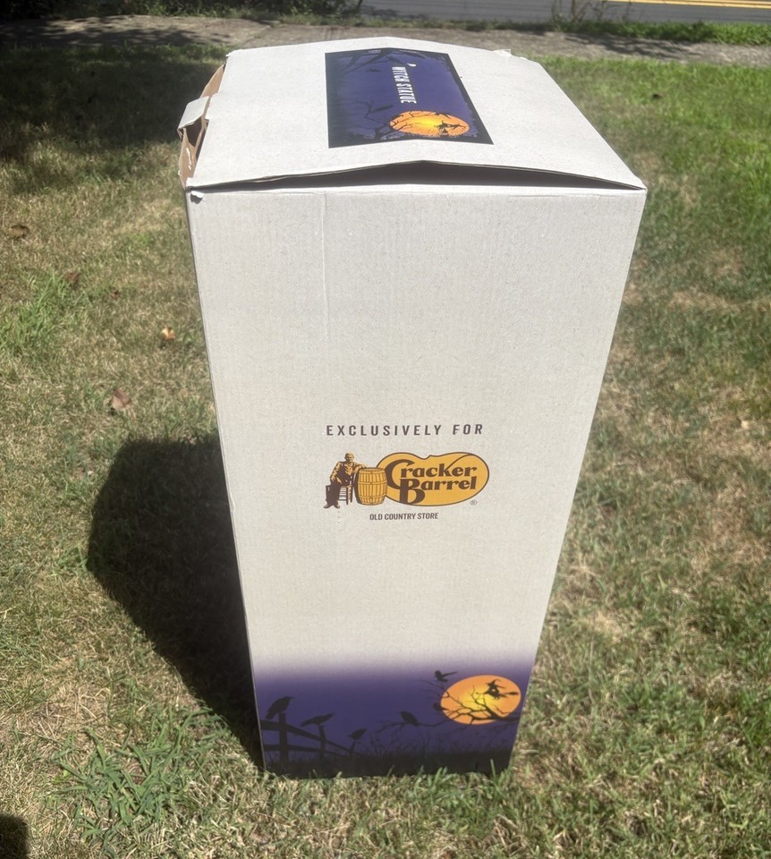 Cracker Barrel Witch Exclusive 24” Halloween Statue Decoration New In ...