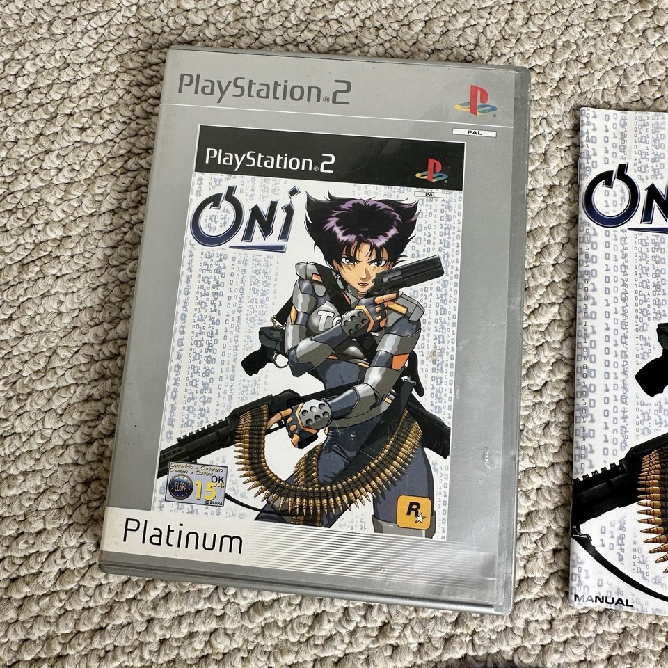Oni Platinum PS2 PlayStation 2 Game with Manual Disc and Box | eBay